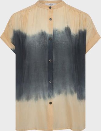 Gerard Darel Chemise tie and die en coton et soie - CLEMMY - anthracite