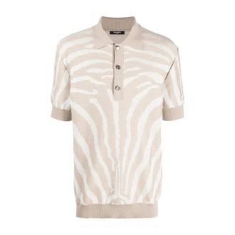 Balmain Polo Shirts - - Tops - Herren - Beige - M