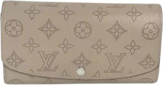 Louis Vuitton Portefeuille long (bi-pli) M60144 doccasion - Femme - Pre-owned - Beige - Taille: ONE Size