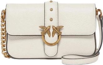 Pinko Pinko, Femme, Sacs, Blanc, Taille: ONE Size Love One Slouchy Baby