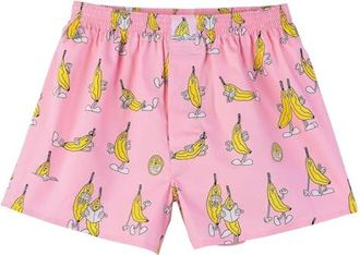 Lousy Livin Underwear Lousy Livin Boxer rose banane, Fleuri, XL