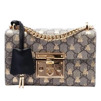 Gucci Sac bandouli&egrave;re Padlock Pre-owned - Femme - Pre-owned - Beige - Taille: ONE Size