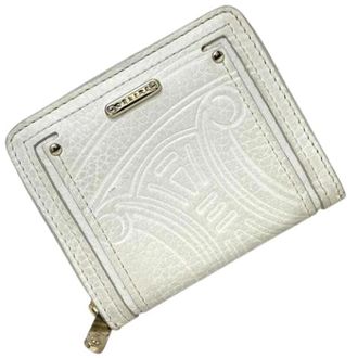 Celine Portefeuille Pre-owned (bi-pli) - Femme - Pre-owned - Blanc - Taille: ONE Size