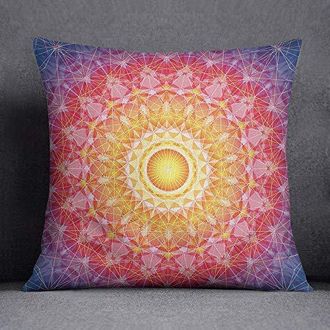 Bonamaison Le Jardin du Lin Kissenhüllen, Cotton, Mehrfarbig, 45x45