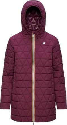 K-Way Veste chaude matelass&eacute;e en losanges Sophie - Femme - Vestes - Violet - Taille: 42 FR