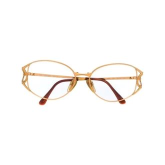 Valentino Pre-owned Metall sonnenbrillen - - Pre-owned - Damen - Gelb - ONE SIZE