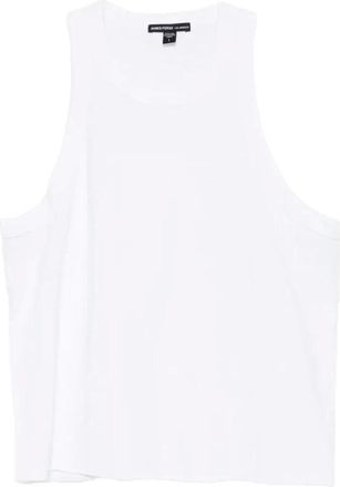 James Perse Femme, Tops, Blanc, Taille: 34 FR Slub Jersey Muscle Tank