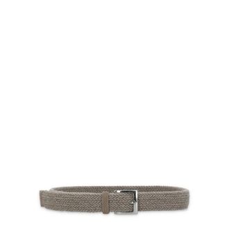 Orciani Ceinture en laine tress&eacute;e - Homme - Accessoires - Beige - Taille: 100 CM