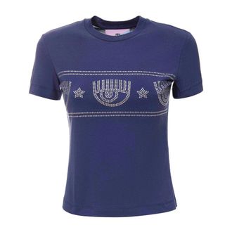 Chiara Ferragni T-Shirt - - Tops - Damen - Blau - S