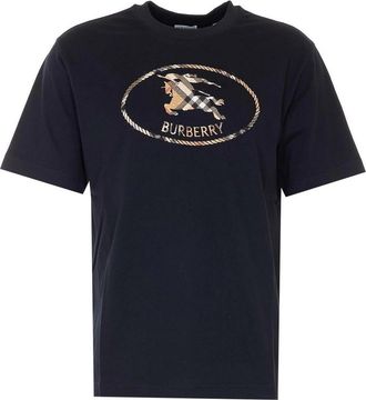 Burberry Pull Col Rond - Noir