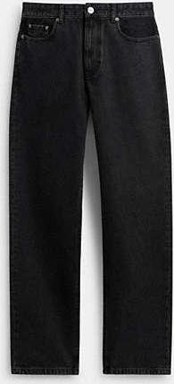 Coach Schwarze, Zulaufende Jeans Aus Biobaumwolle f&uuml;r M&auml;nner, Gr&ouml;&szlig;e 30 | Bio-Baumwolle
