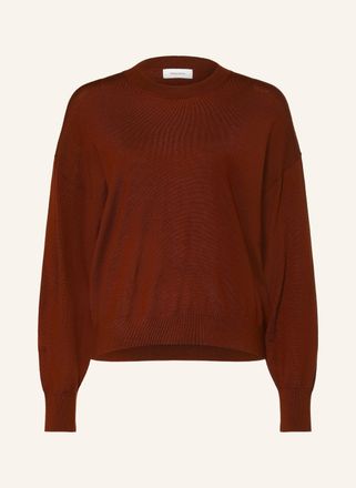 Darling Harbour Darling Harbour Pullover Aus Merinowolle braun