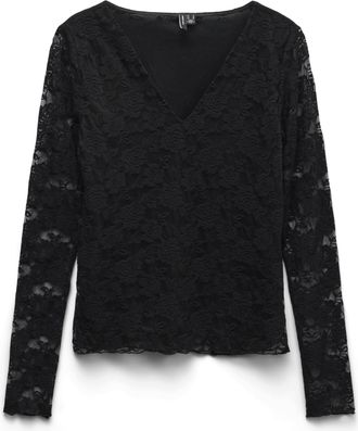 Vero Moda Vmiben Ls V-Neck Top JRS Noos