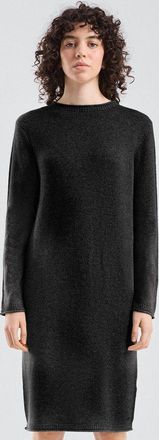 QS by s.Oliver Midikleid Kleid Meliertes Strickkleid