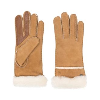 UGG Handschuhe aus Lammfell mit N&auml;hten - - Accessories - Damen - Braun - S