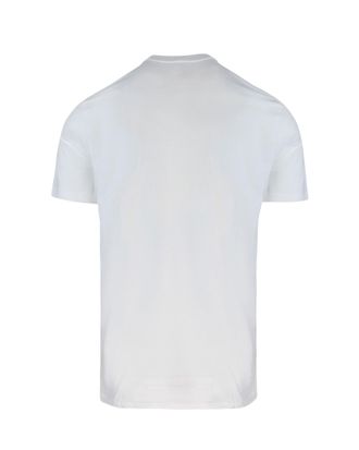 Lacoste Mens T-Shirt Pima White Cotton T-Shirts And Polos