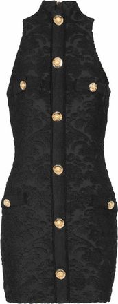 Balmain Femme, Robes, Noir, Taille: 34 FR Baroque Short Dress