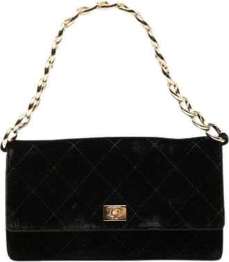 Chanel Sac bandouli&egrave;re vintage Pre-owned - Femme - Pre-owned - Noir - Taille: ONE Size
