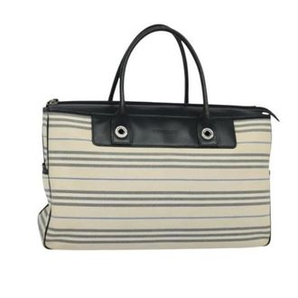 Burberry Pre-owned Toile sacs-main - Femme - Pre-owned - Beige - Taille: ONE Size