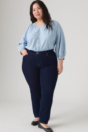 Levi's 314 Shaping Straight Jeans (Plus-Gr&ouml;&szlig;e) - Damen - Dunkle Waschung / Dunkle Waschung