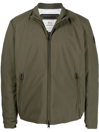Woolrich veste bomber &agrave; patch logo - Vert