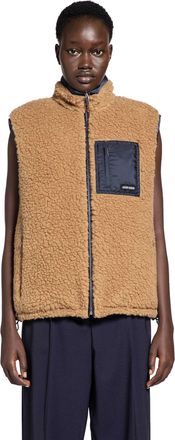 Miu Miu Technical Pong&eacute; Teddy Down Vest