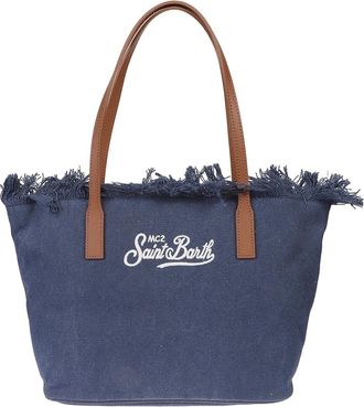 MC2 Saint Barth Femme, Sacs, Bleu, Taille: ONE Size Vanity Tote Bag