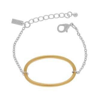 Dansk Copenhagen T-bar Paperclip Armband - - Accessories - Damen - Grau - ONE SIZE