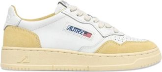 Autry Femme, Chaussures, Blanc, Taille: 36 EU Medalist Low Baskets