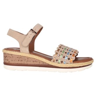Ara Bequeme Beige Mix Damensandale - - Shoes - Damen - Mehrfarbig - 41 EU