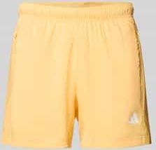 adidas Regular Fit Sport-Shorts mit Label Print