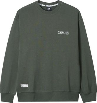 Fingercroxx sweat à imprimé graphique - Gris