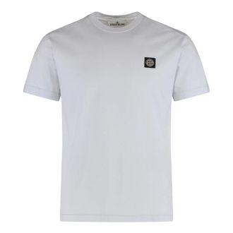 Stone Island Homme, Tops, Bleu, Taille: XL T-Chemises