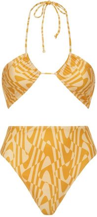 Faithfull The Brand Femme, Maillots de bain, Jaune, Taille: 38 FR Catania Bikini Top & Chania Bikini Bottoms