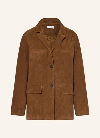 Darling Harbour Darling Harbour Lederblazer braun