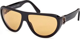 Moncler unisex, Accessoires, Noir, Taille: ONE Size Anodize Lunettes de soleil