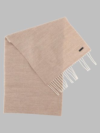 HUGO BOSS Wool Scarf - Brown