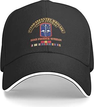 Generic Pare-Soleil Casquette V&eacute;t&eacute;ran De La 172E Brigade DInfanterie, Combattant De La Libert&eacute; Irakienne S&eacute;chage Rapide Sun Protection Casquettes Unisexe Visi