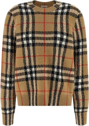 Burberry Rundhalspullover - Beige