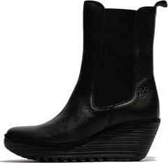 FLY London Femme YERF600FLY Fashion Boot, Noir, 40 EU