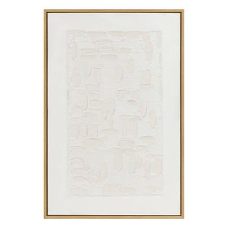 Atmosphera Atmosphera - 3D-wanddeko talima wei&szlig; 60x90cm