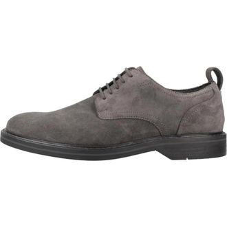 Clarks Klassische Aldwin Lace Wildlederschuhe - - Shoes - Herren - Grau - 40 EU