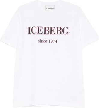 Iceberg Homme, Tops, Blanc, Taille: XL T-shirt