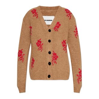 Jil Sander Homme, Pulls, Beige, Taille: M Gilet en laine