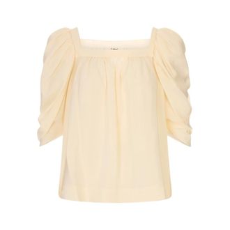 Chlo&eacute; Damen, Blusen & Hemden, Beige, SGr&ouml;&szlig;e