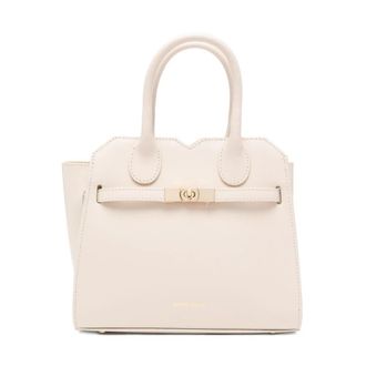 Marc Ellis Antilia Tote mit Drehverschluss - - Bags - Damen - Wei&szlig; - ONE SIZE