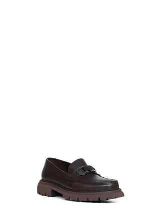 Ferragamo Mens Loafers Cocoon Brown Calf Leather