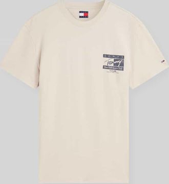 Tommy Jeans Regular Fit T-Shirt aus reiner Baumwolle mit R&uuml;cken-Print