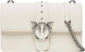 Pinko Handtasche Pinko Love One Classic Cl PE 23 PLTT 100053 A0F1 Wei&szlig;