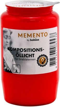 Bolsius Bolsius Kompositionslicht Nr. 3, rot - 20 Stück